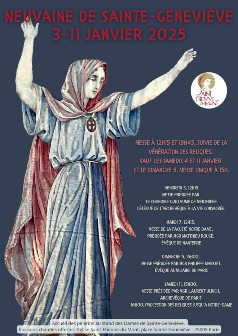 NEUVAINE SAINTE GENEVIèVE - Saint-Étienne-du-Mont